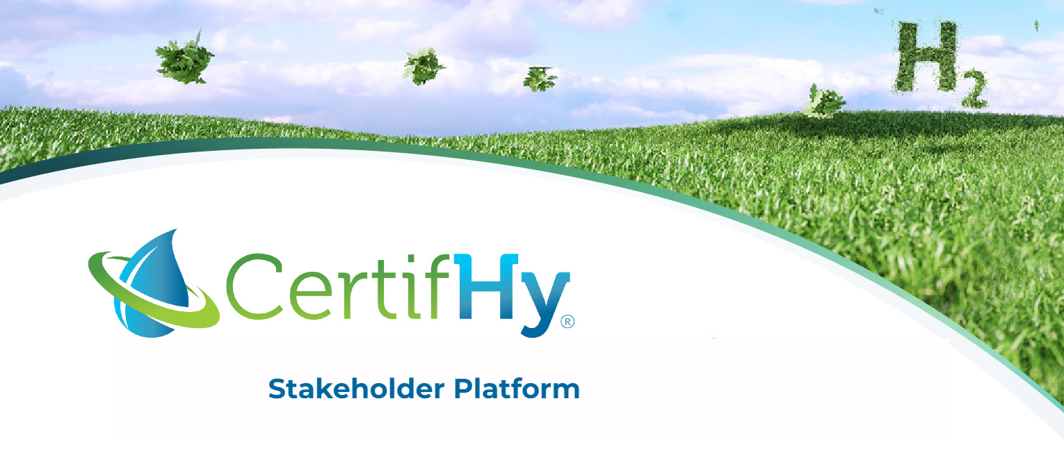 CertifHy Stakeholder Platform - Sign Up Form